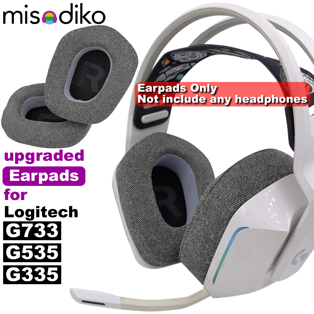 misodiko Upgraded Earpads Replacement for Logitech G335, G535, G733 ...