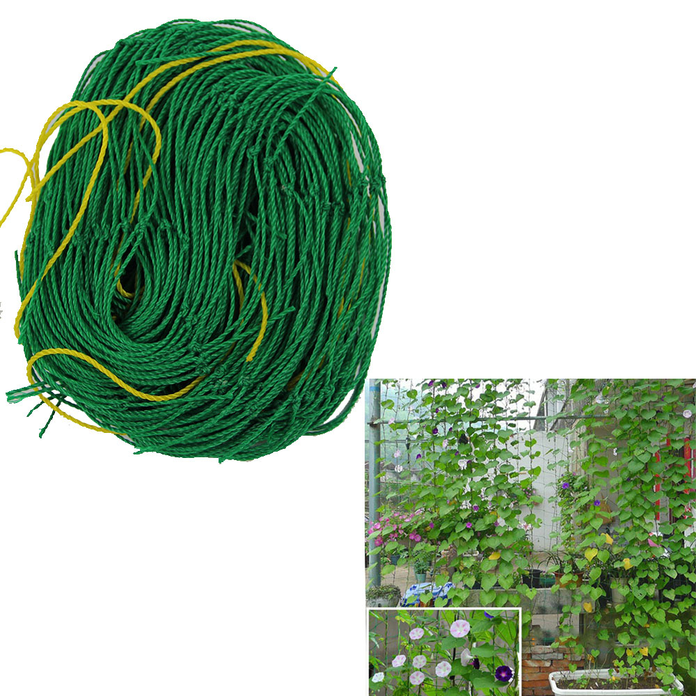 Plant Climbing Net Vines Support Nylon Trellis Netting Grow Fence 4 ...