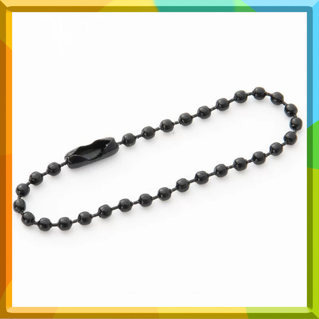 50Pcs Ball Bead Chains | Metal Hanging Chains | Colored Ball Bead ...