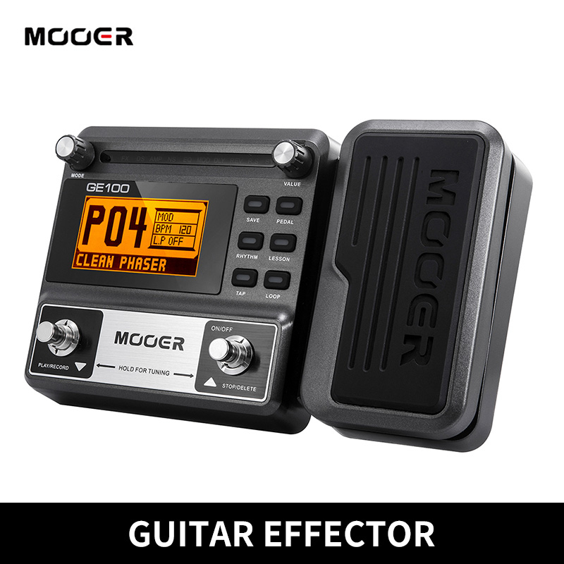 MOOER GE100 Guitar Multi-effects Processor Effect Pedal with large LCD ...