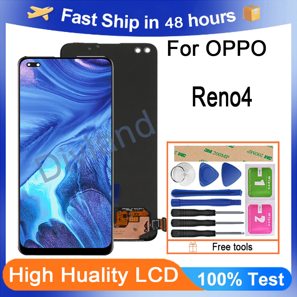 Original OLED TFT OPPO Reno 4 4G LCD Display Touch Screen Replacement | Shopee Philippines