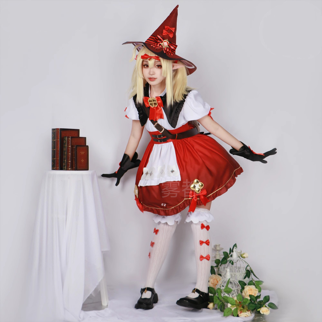 【Ready Stock】Klee Cosplay Genshin Impact Costume New Skin Blossoming ...