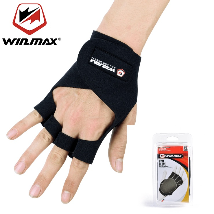 Winmax Neoprene Training Gloves Wrist Wrap Gloves Weight Lifting Gym ...