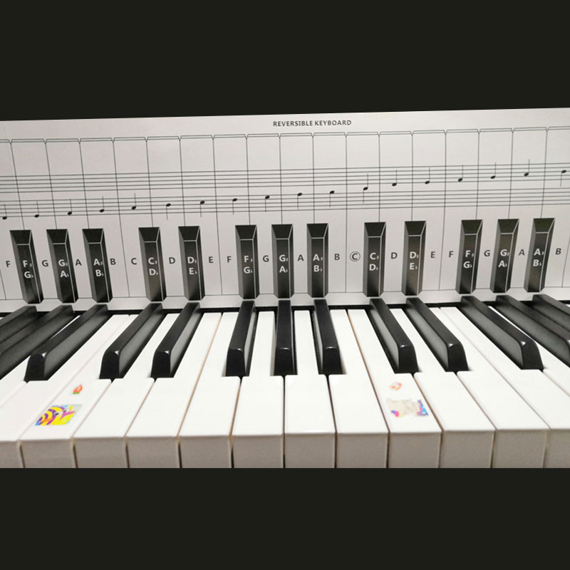 88-key piano keyboard practice paper comparison table Standard 1:1 ...