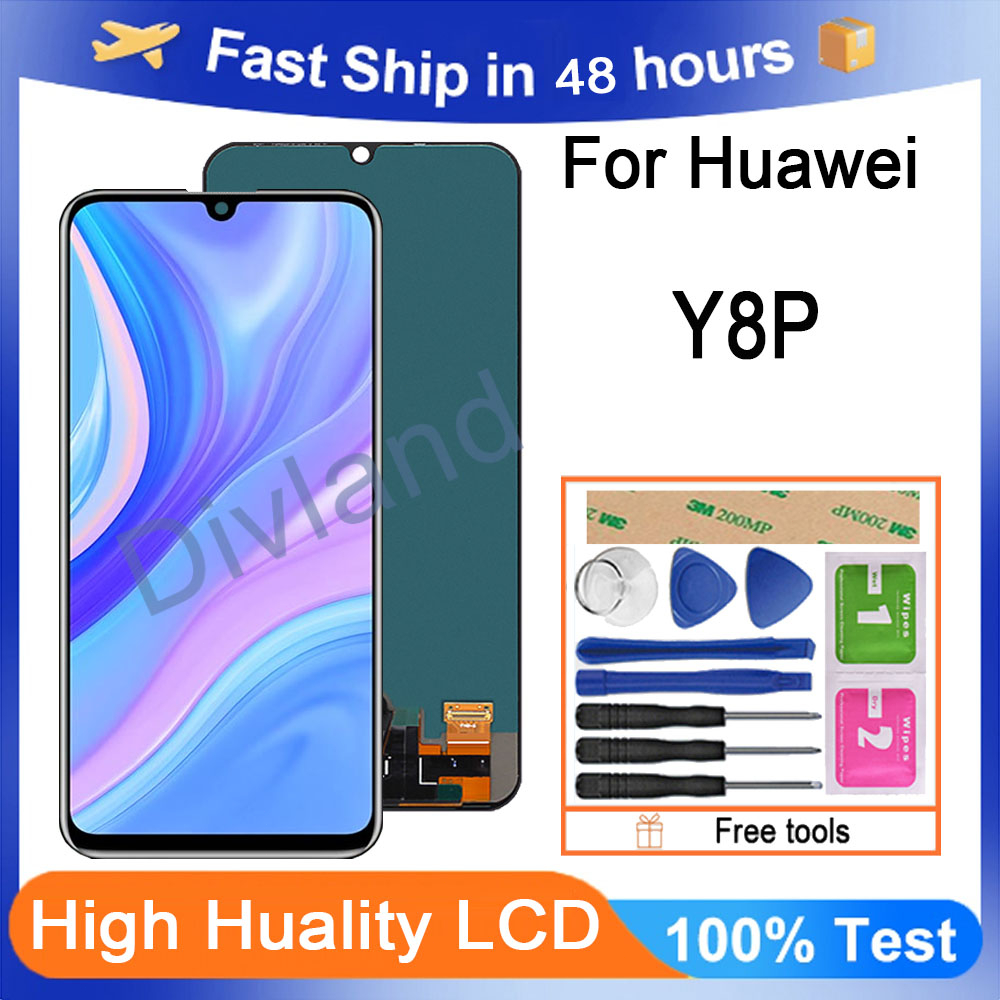 Original Lcd For Huawei Y8P 2020 AQM-LX1 LCD Display Touch Screen ...