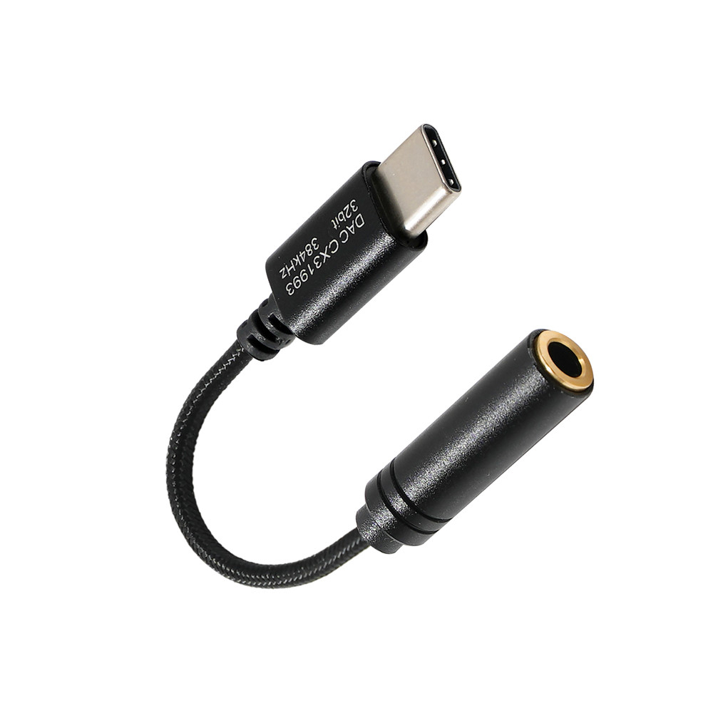 1 Piece Conexant CX31993 RealTek ALC5686 3.5mm to USB Type C Earbuds DAC Cable Headphone Amp ...
