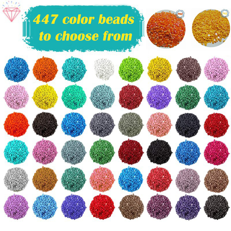 KS 1bag = 5G Round Diamond Bead Replacement Painting 447 Colors to ...