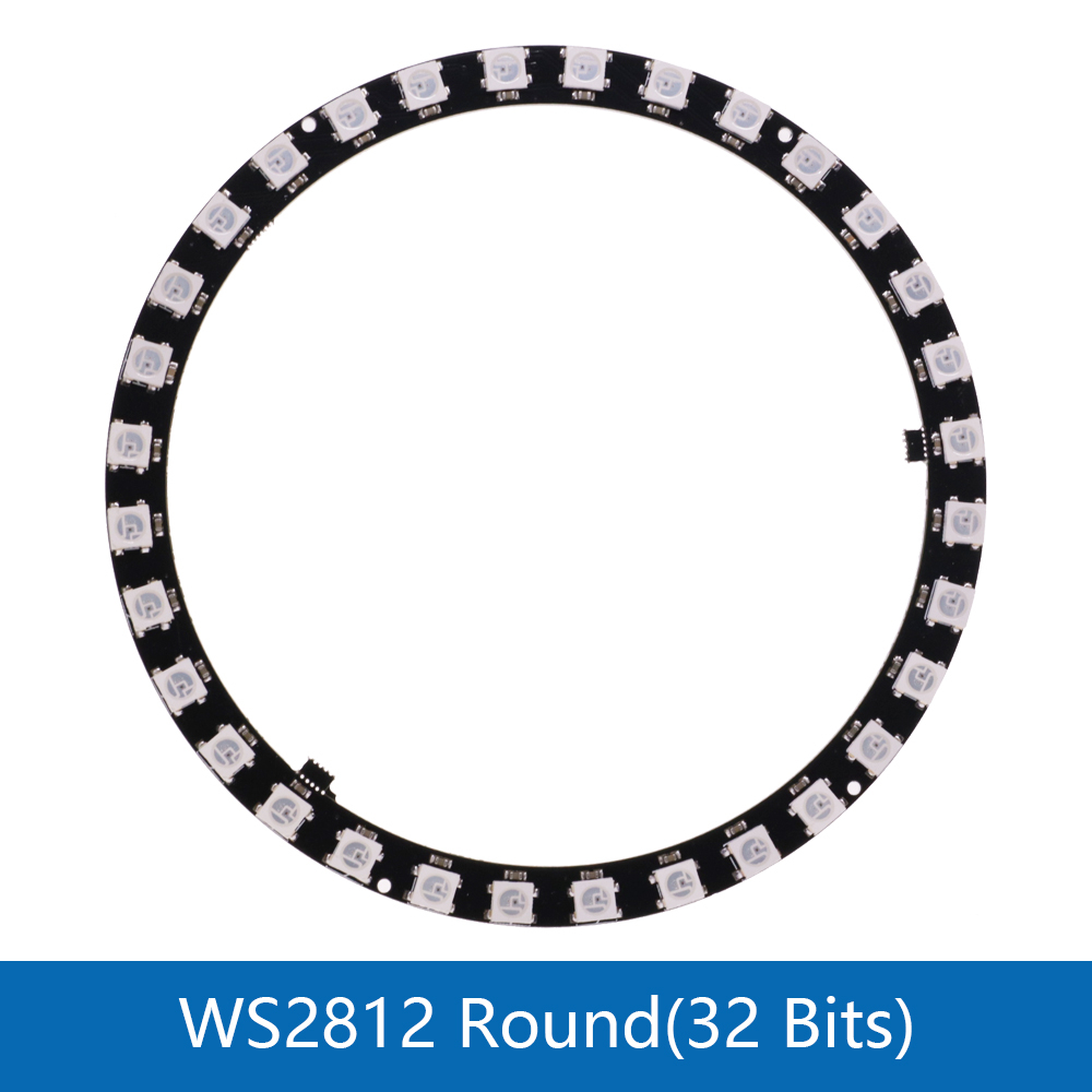 RGB LED Ring 32 Bits LEDs WS2812 5050 RGB LED Ring Lamp Light with Integrated Drivers For ...