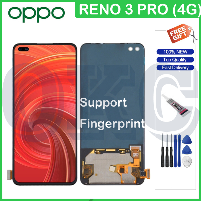 AMOLED LCD Display For OPPO Reno 3 Pro 4G LCD Display Touch Screen ...