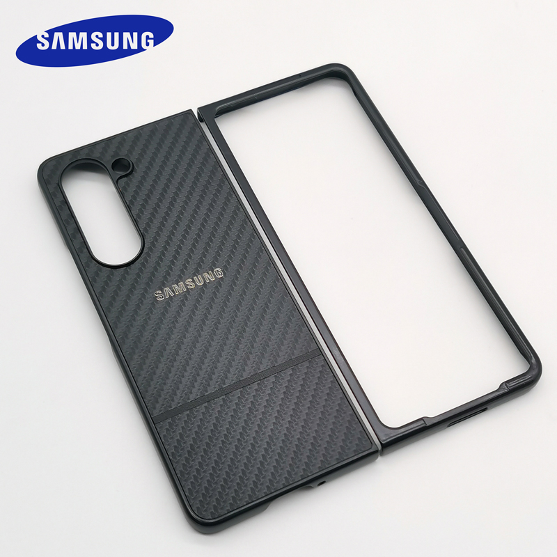Samsung Galaxy Z Fold 5 Fold5 5G Case Luxury Ultrathin Carbon Fiber ...