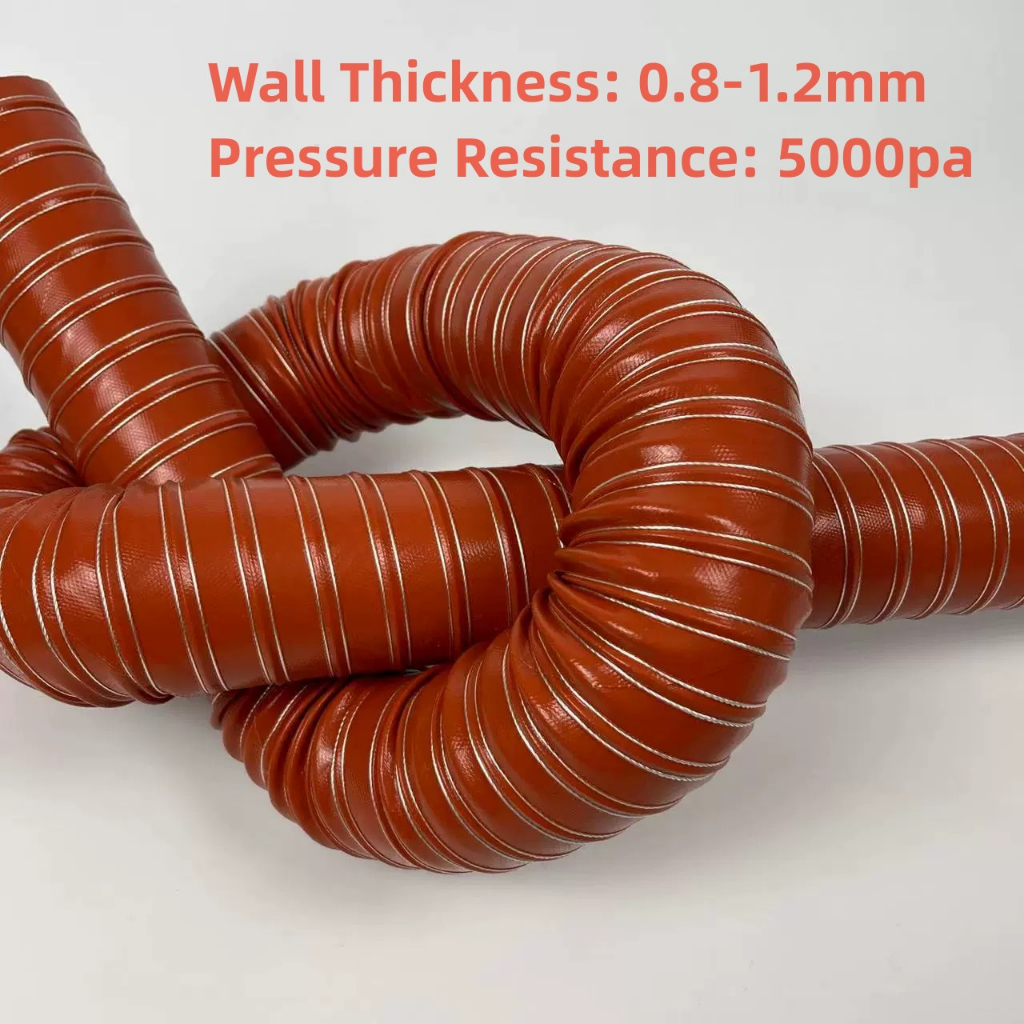 Silicone High-Temperature Air Duct Red Silicone Vulcanization Heat ...