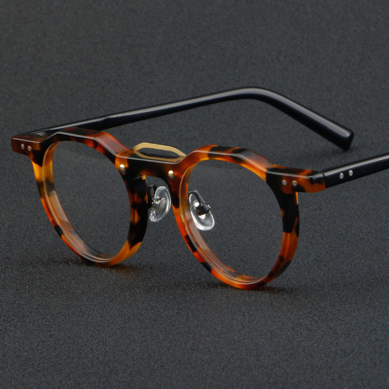 Fashion Optical Glasses Frame Men Women Vintage Acetate Spectacles ...