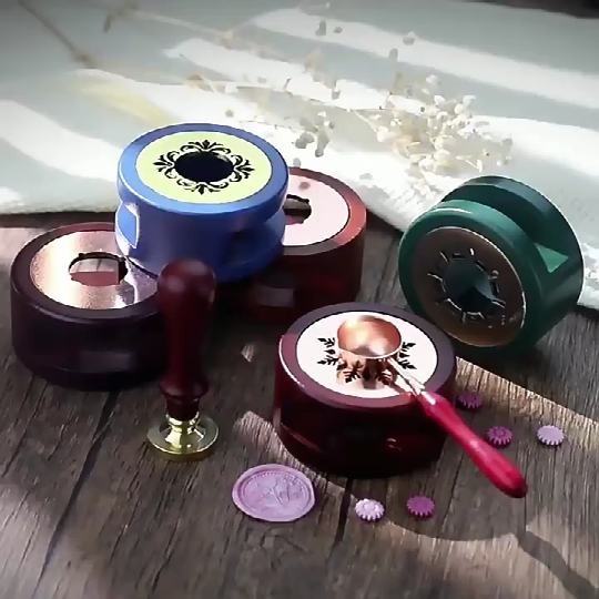 Wax Sealing Tools Spoon and Smelting Furnace for Wax Stamp Accessory ...