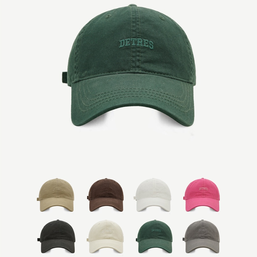 Simple All-Match Street Wear Small Letter Embroidered Baseball Cap Men ...