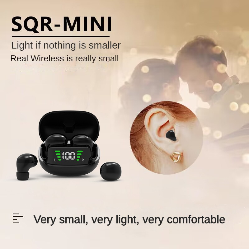Mini Wireless Earphones Bluetooth Headsets Invisible Earbuds With ...