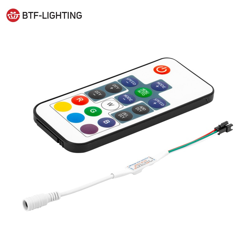 BTF-LIGHTING LED RGB IC Controller 14Keys 17Keys WS2811 and WS2812B ...