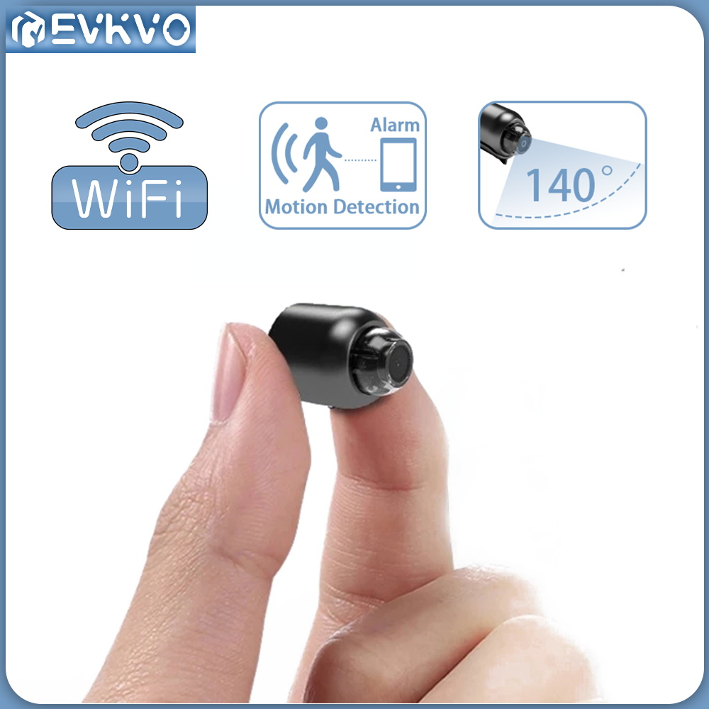 Camera Hidden Super Mini CCTV Wireless 140 Degree Wide Angle WIFI IP ...