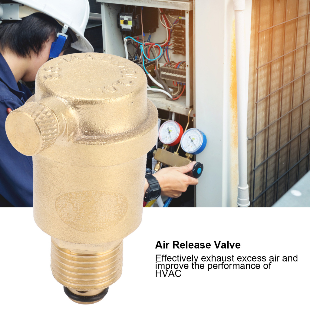 [EPAY] G1/2 Male Thread Air Release Valve Automatic Air Vent Valve For ...