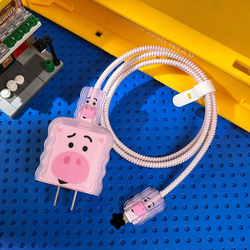 50 Patterns Charger protector compatible for iphone 18w/20w Cable ...