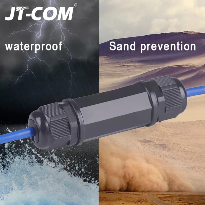 Outdoor waterproof network cable straight connector Gigabit network ...