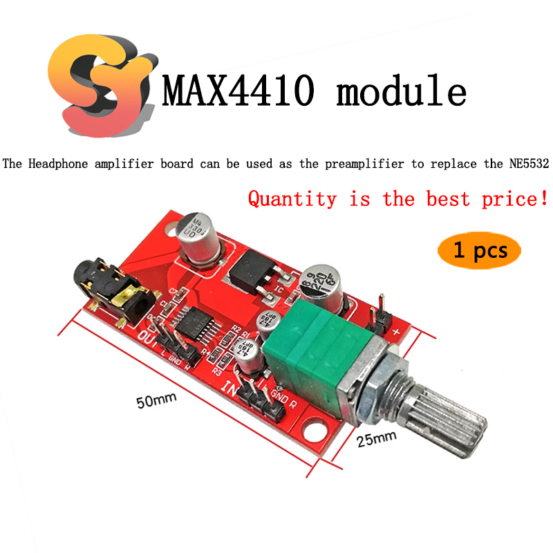 [Ready Stock Supply] MAX4410 Headphone Amplifier Board Can Be Used As ...