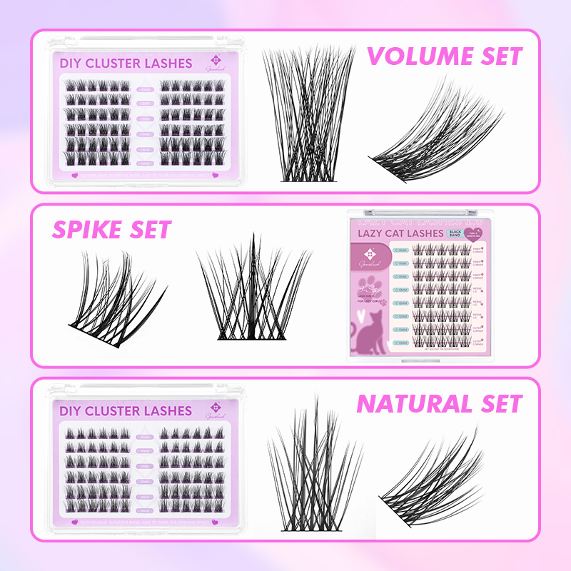 Genielash 703/705 DIY Eyelash Extensions at Home Superfine Band Soft ...