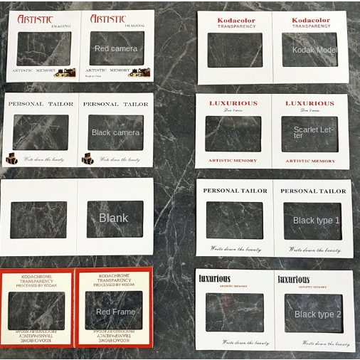 Yixi Customized 135 Film Empty Clip Paper Film Frame Reverse Film Clip ...