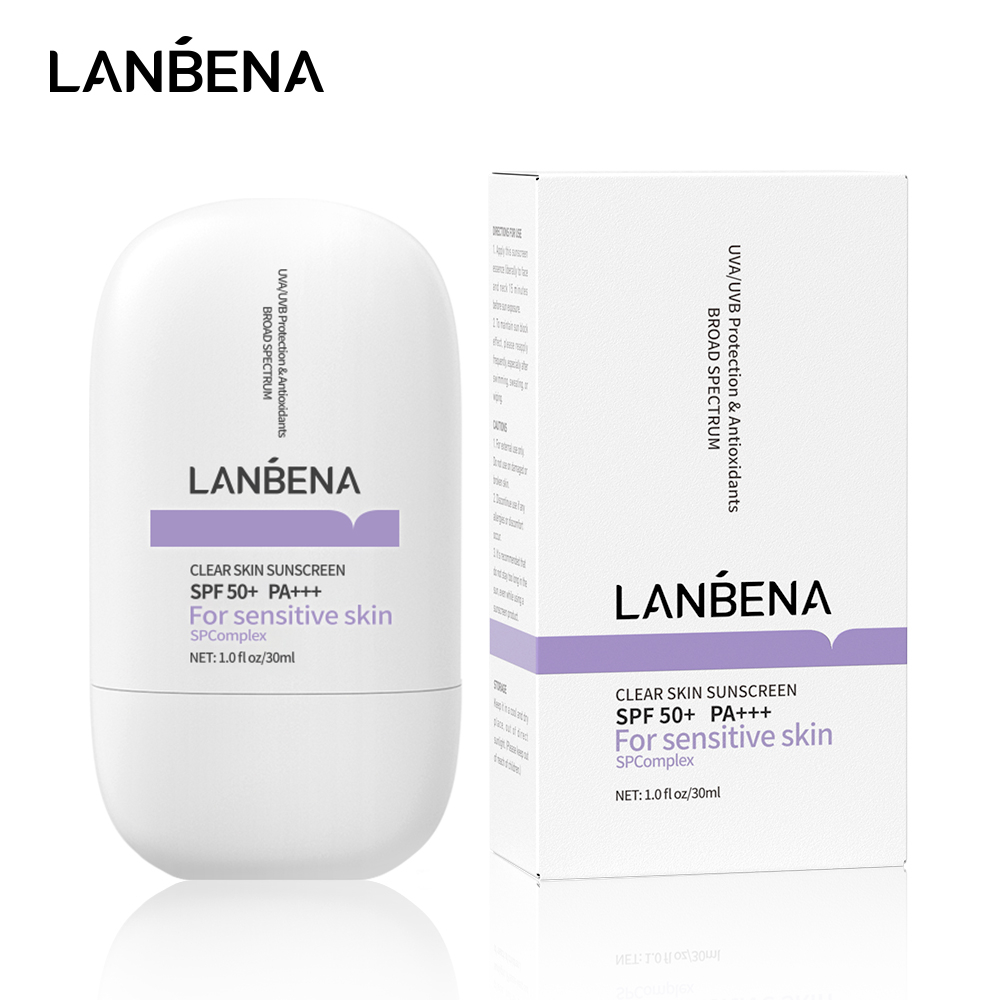 LANBENA sunscreen niacinamide whitening refreshing waterproof ...