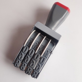 [Ahagexa] Numbering Stamp Number Seal Rolling Stamp Rubber 4 digits ...