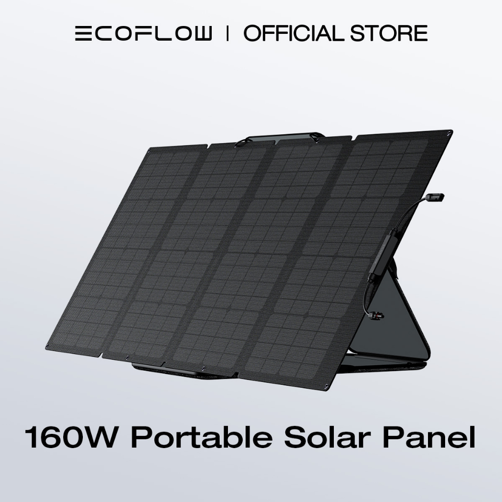 ECOFLOW 160w Solar Panel Kit For Power Station Foldable Charger ...