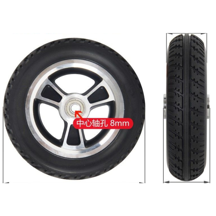 Electric Wheelchair Accessories Front Wheel Inflatable 8 Inch 200x50 ...