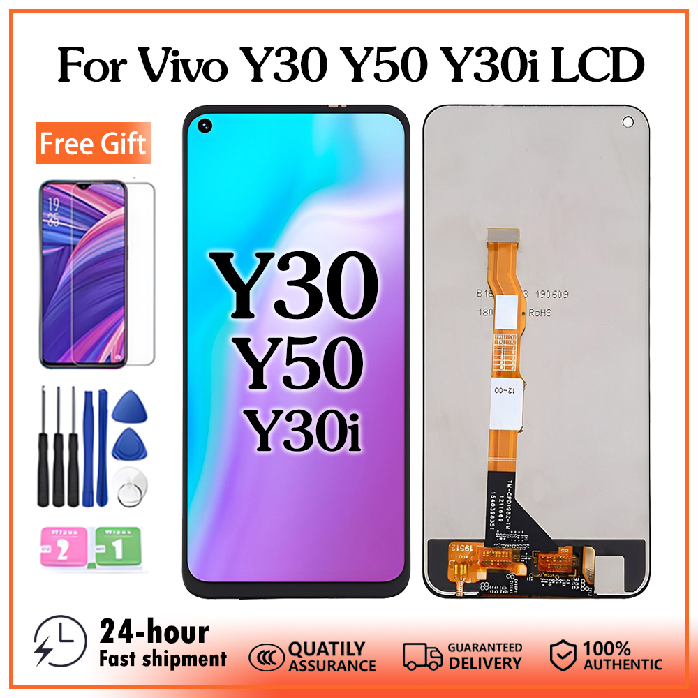 For Vivo Y30 Y30i 1938 Y50 LCD Display Touch Screen Digitizer ...