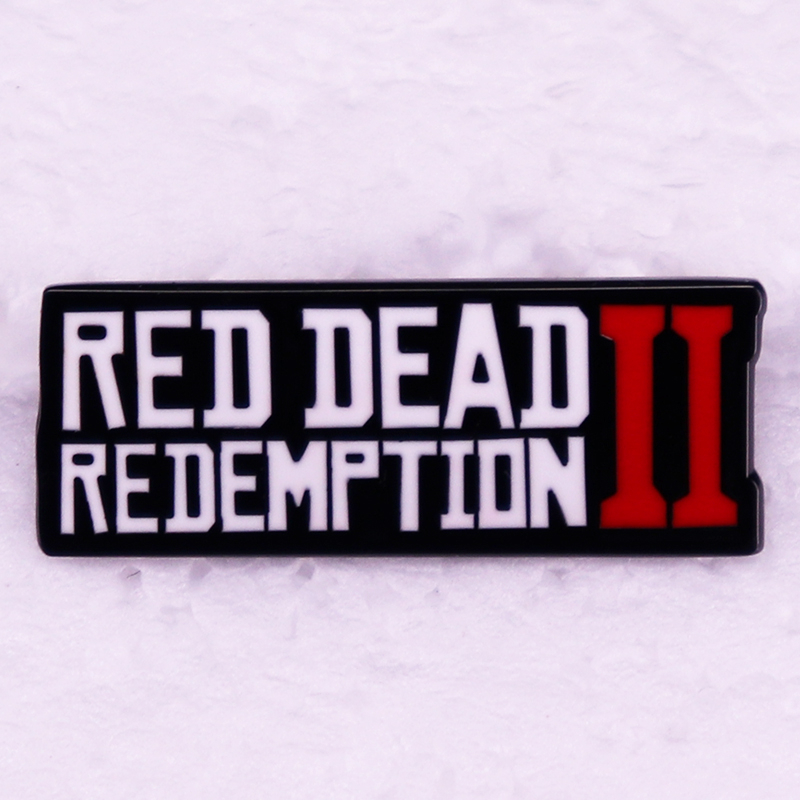 Red Dead Redemption badge button Enamel Pin brooch game jewelry ...