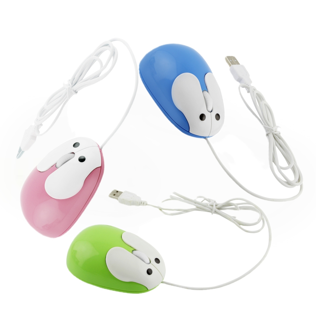 CHUYI Wired Mouse Novelty Cute Animal Panda Shape Usb Wired Mouse 3D ...