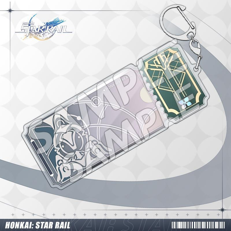 Honkai: Star Rail keychain acrylic ticket pendant | Shopee Philippines