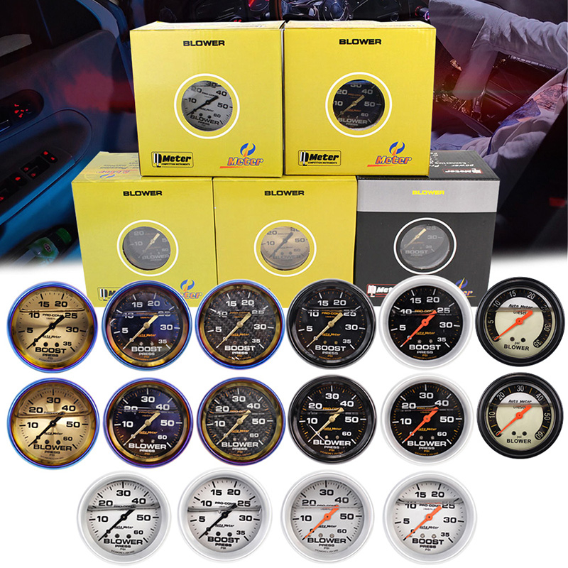 【ITSOK】AUTO METER (BLOWER)(BOOST) FOR DIESEL 4X4 (0-35) (0-60) PSI ...