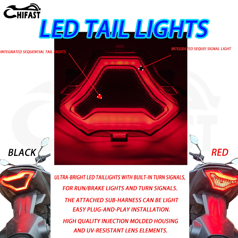 HIFAST Yamaha Sniper 150 Y15 V2 YZF R3 R25 MT07 Stop Light Signal Light ...