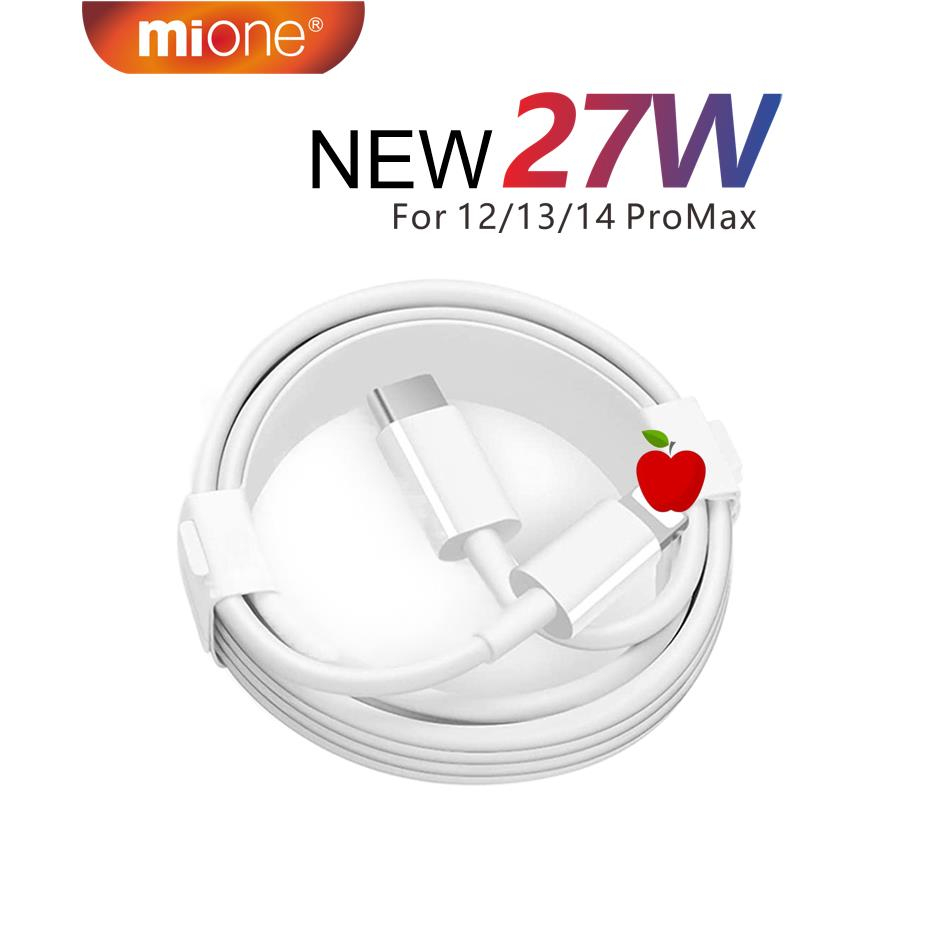 Mione 27W Charger Cable USB To Type C Cable For iP 12 11 13 14 Pro Max ...