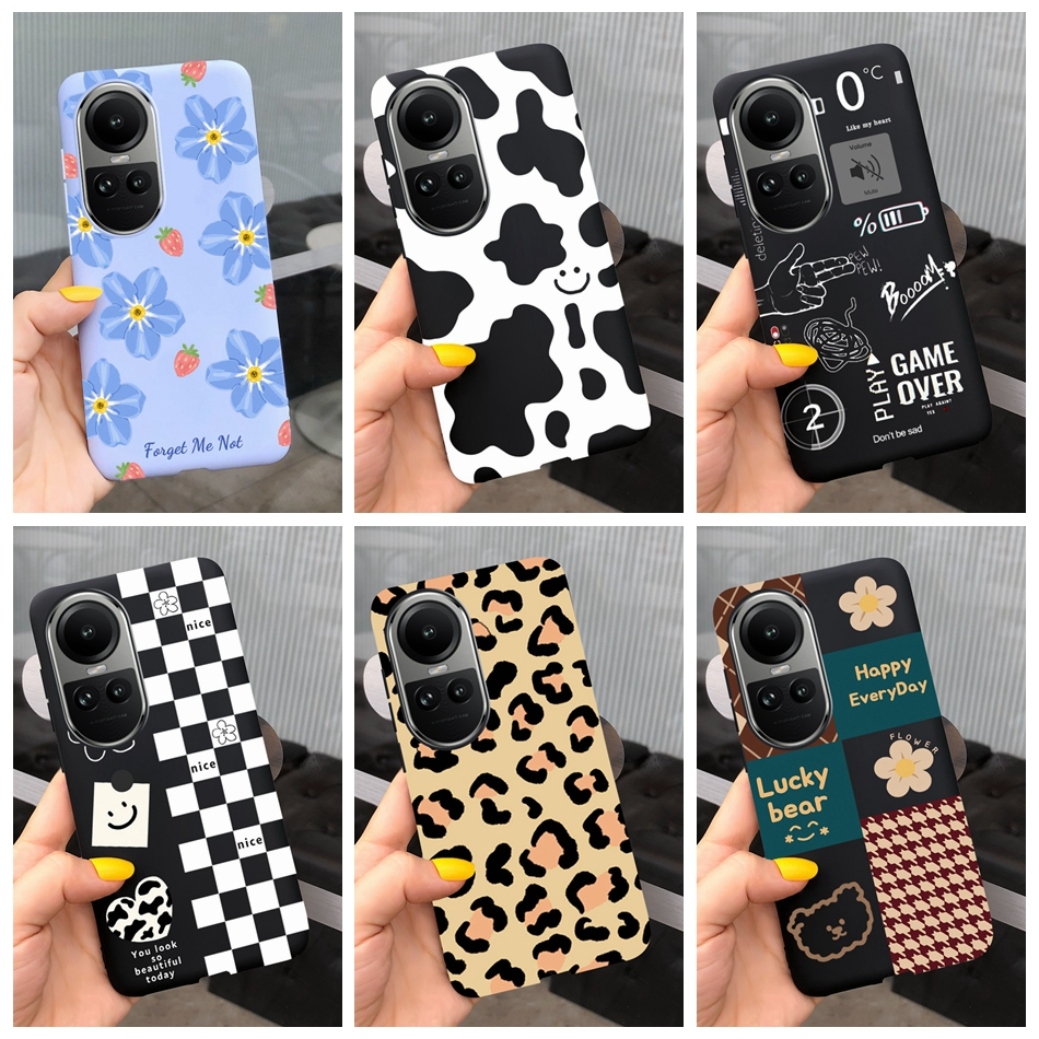 OPPO Reno 10 CPH2531 / Reno 10 Pro CPH2525 2023 Lovely Printing Jelly ...