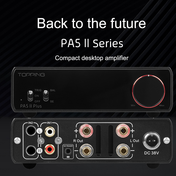 TOPPING PA5 II Series desktop Amplifier PA5 II Plus 140W*2 Fully ...