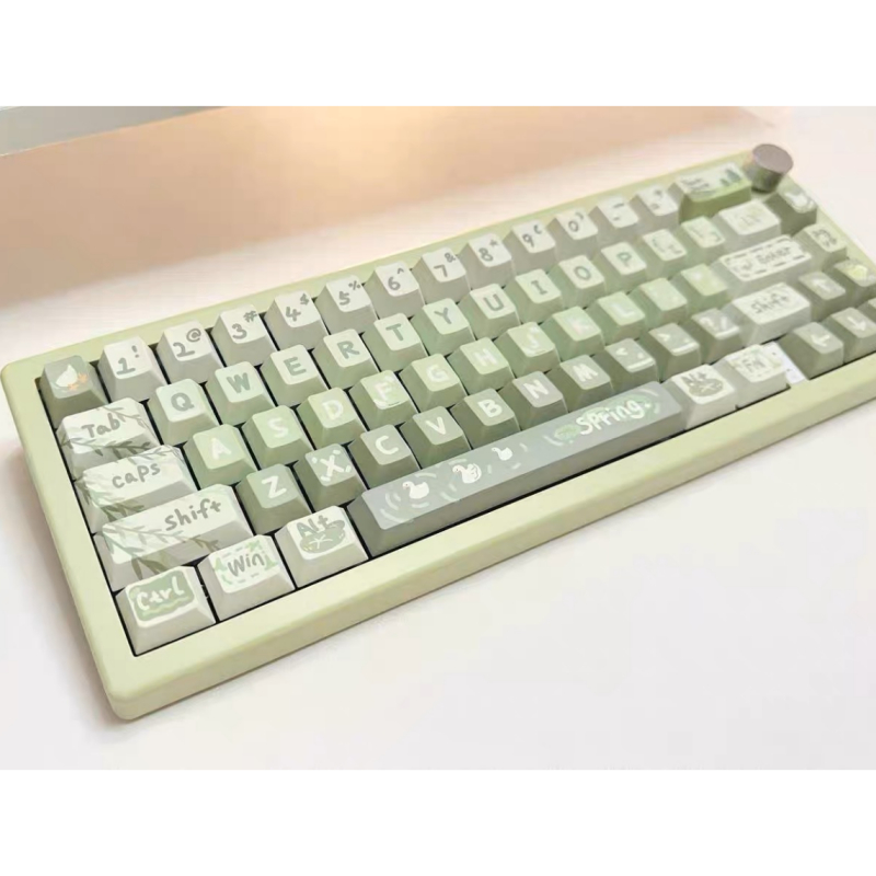 133 Keys Spring Outing Keycaps Cherry/XDA Height PBT Material Thermal ...