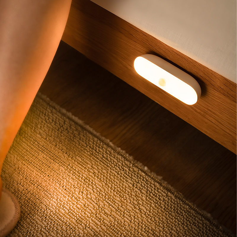 Led cool light human body inductive charging eye protection small night ...