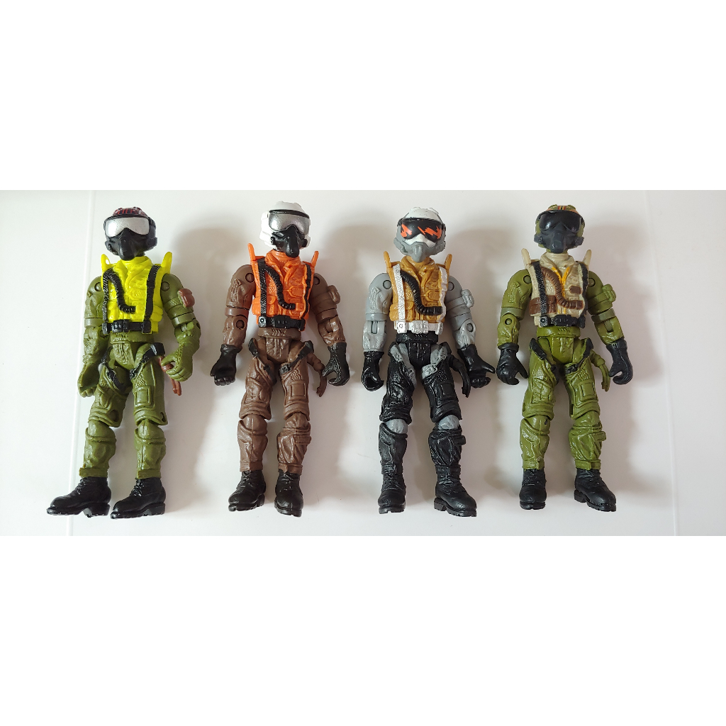 3.75" Gi Joe Lanard Soldier 1pcs Pilot W/Accessory Action Figure ...