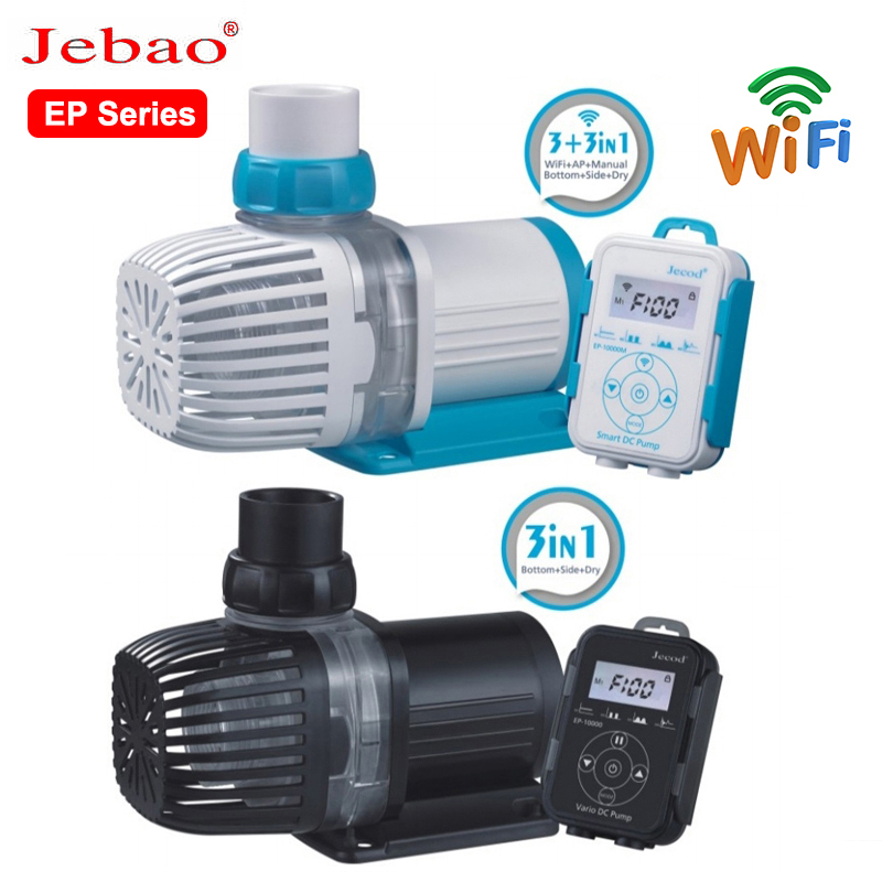 2023 Jebao Jecod Aquarium EP Submersible Pump LCD Display WIFI Fish Tank Inverter Silent Top ...