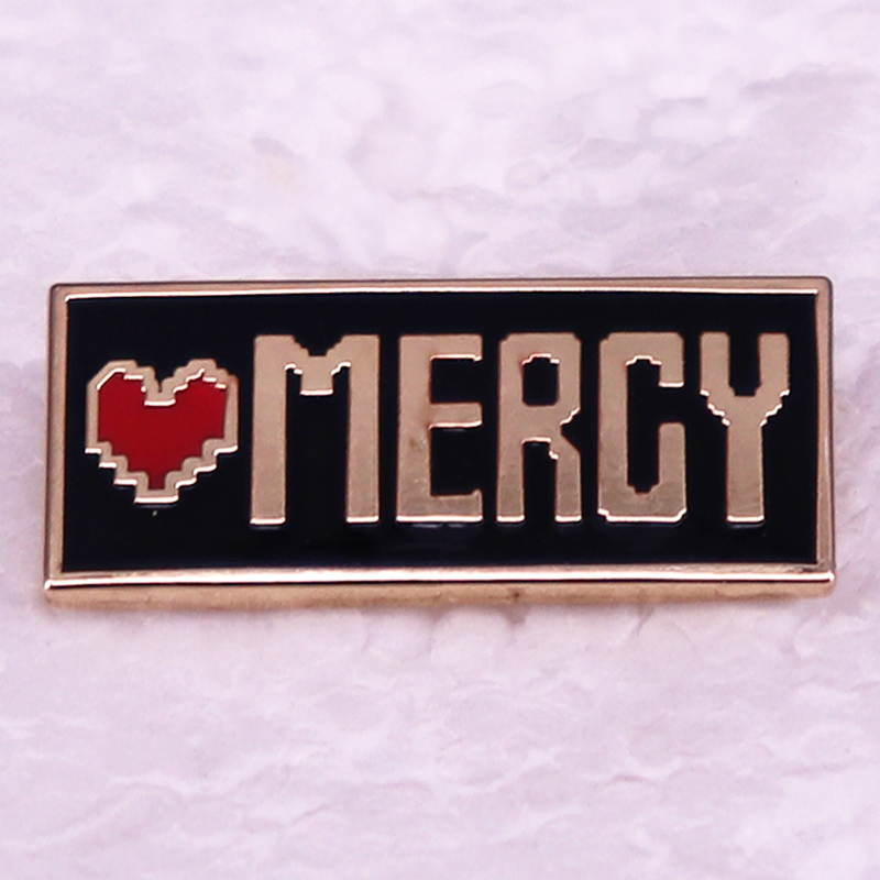 mercy badge Undertale game Enamel Pin art brooch jewelry Accessories ...