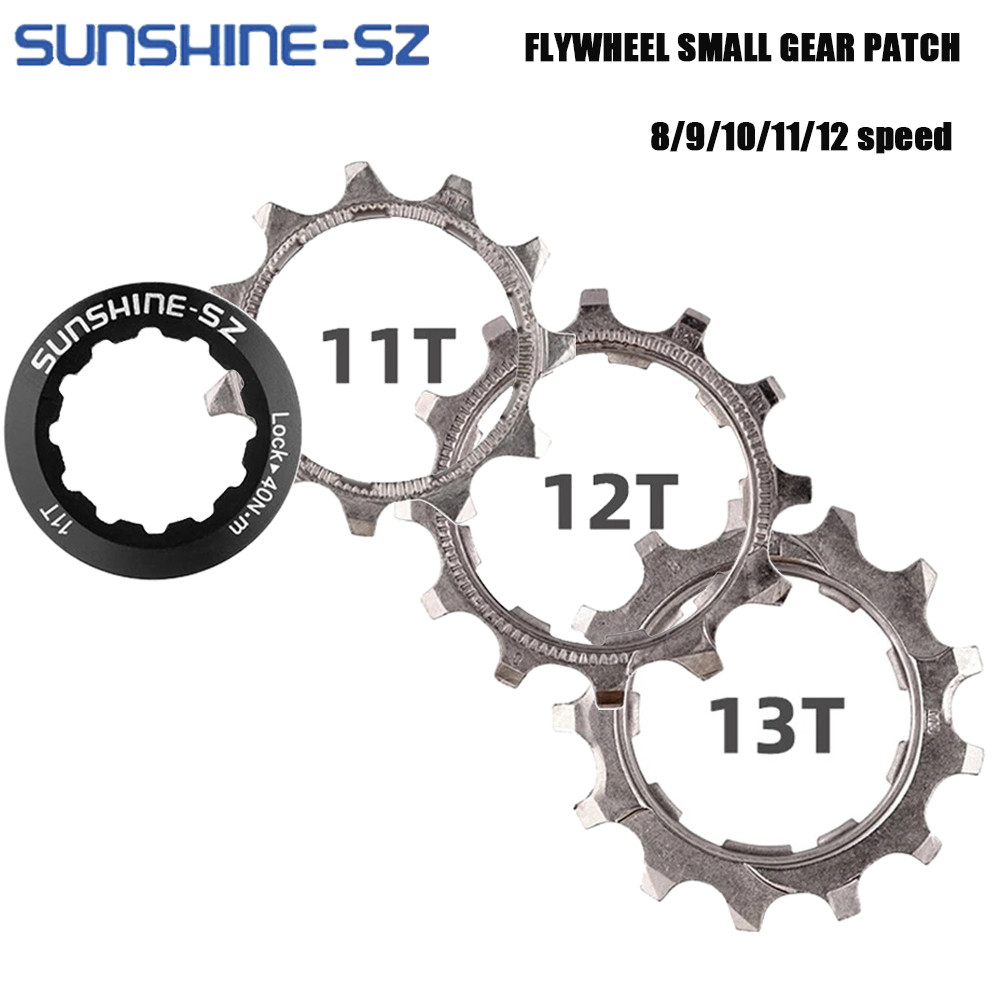 SUNSHINE Cassette Bicycle Ratchet Cog 11 12 13T Sprocket 12 8 9 11 ...
