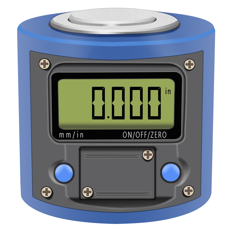 Digital Metric Magnetic Z-Axis Tooling Dial Zero Presetter Gauge Offset ...