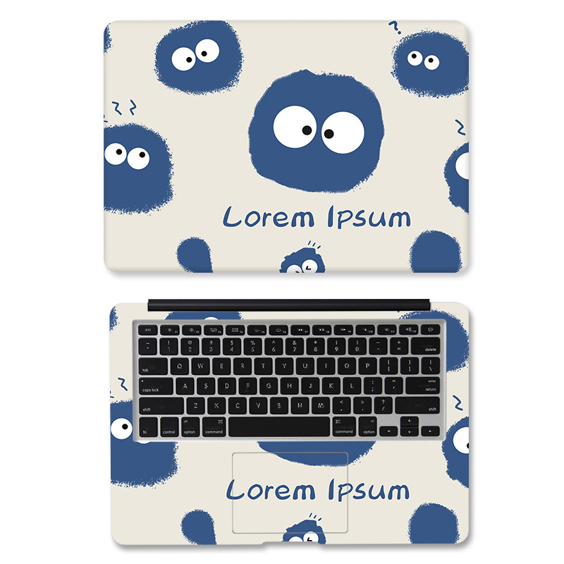 【2pcs】 Diy Laptop Cover Sticker Girl Anime Two-Dimensional Cute Laptop ...