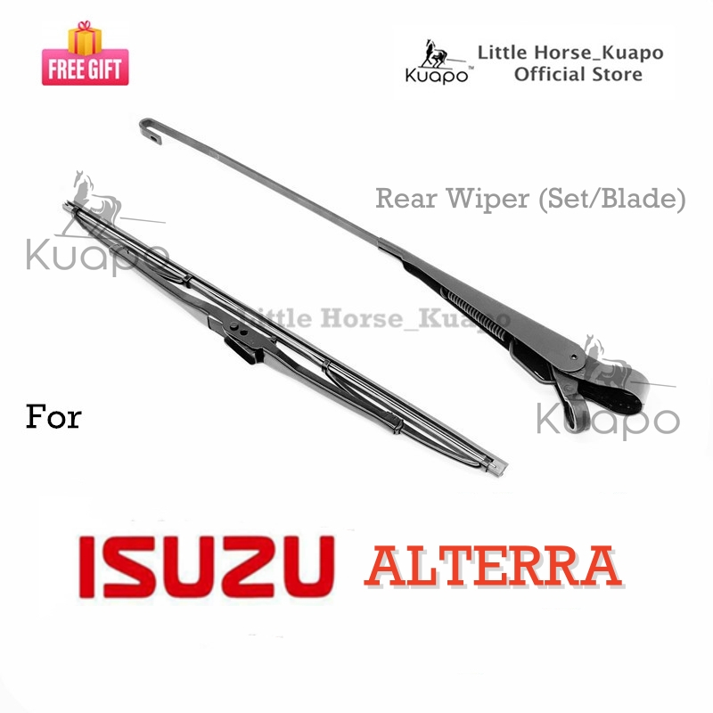 ISUZU Alterra Rear Wiper Assembly (Set/Arm/Blade/Rubber/Nut Cover Cap ...