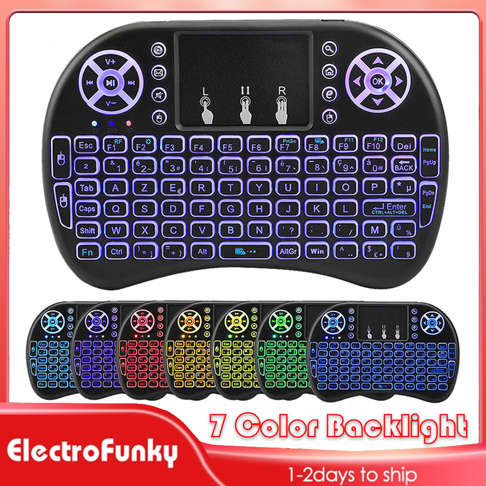 Wireless Keyboard/Keypad Remote I8 for Pad Smart Google TV Android Box ...